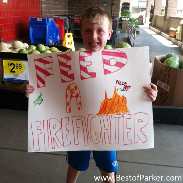 Firefighters Fundraiser today a true best of Parker story