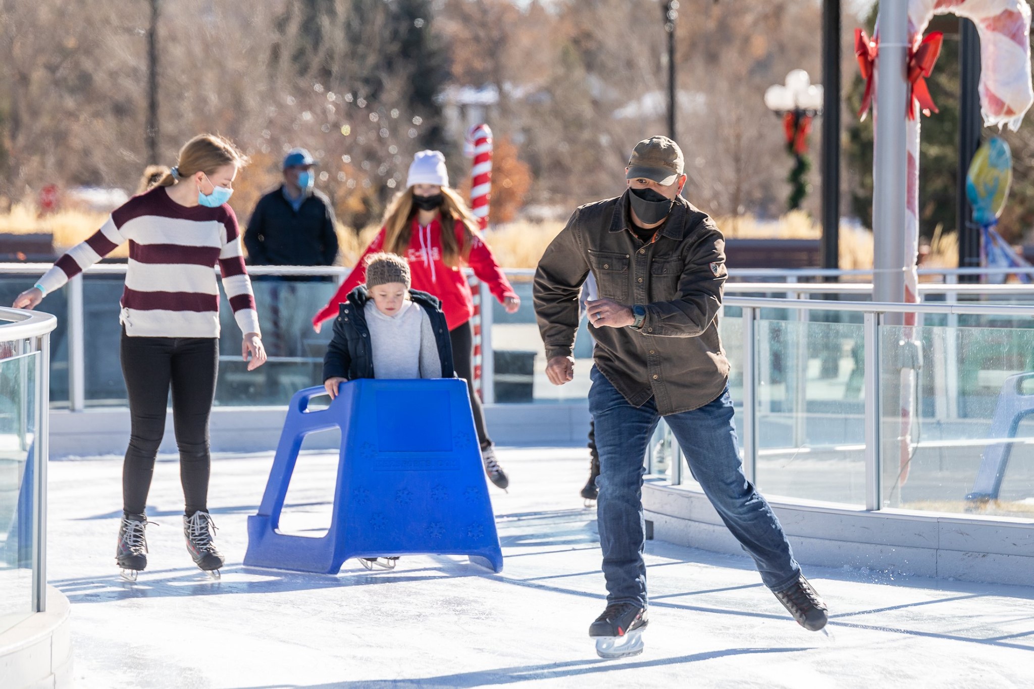 Parker Ice Skating Trail at Discovery Park Parker Colorado